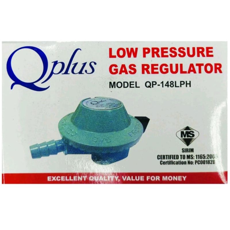 New Ready Stock Qplus Brand Low Pressure Gas Regulator Kepala Gas Dapur ...