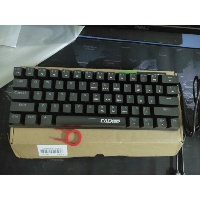 60% RGB Mechanical Keyboard - CACKBIRO CA356 Blue Switch- | Shopee Malaysia
