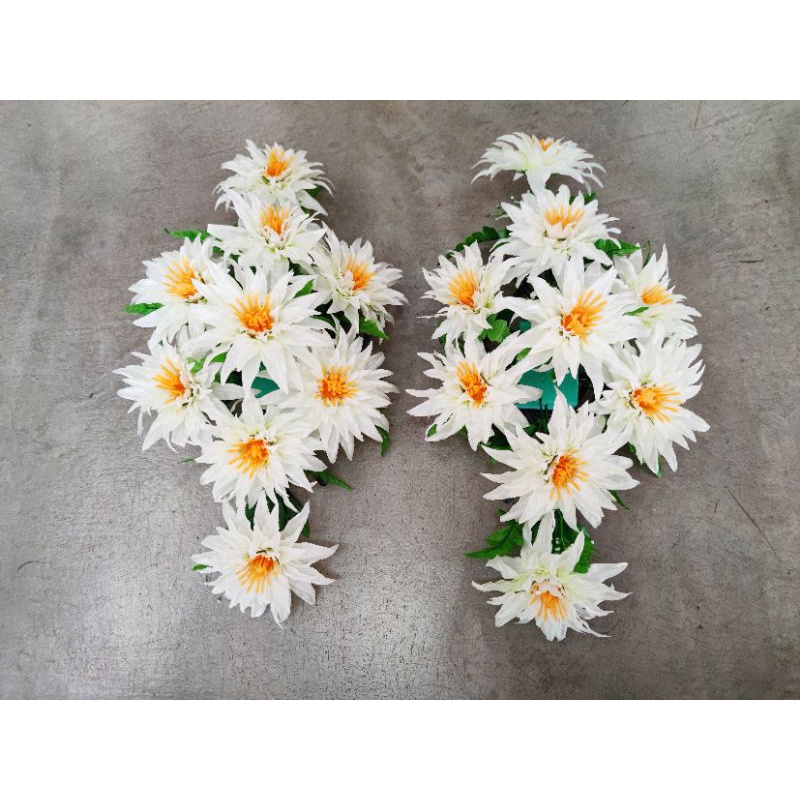 Bunga gantung hiasan dinding/Artificial flower wall art decoration ...