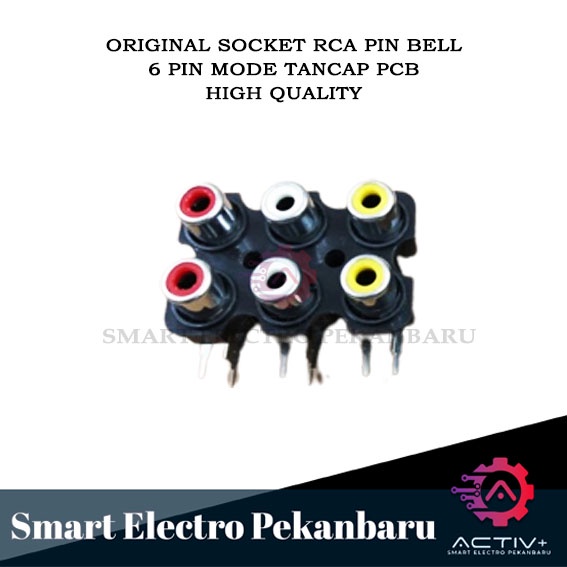 High QUALITY RCA SOCKET RCA 6 pin Bell Sleep Model (PCB Plug) SOCKET ...