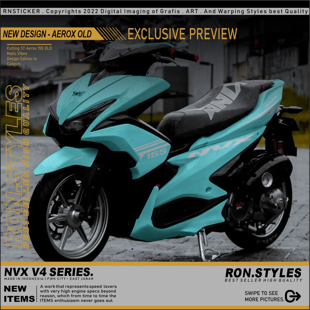 Ar04 CUTTING STRIPING AEROX OLD STRIPING Variations AEROX OLD Simple ...