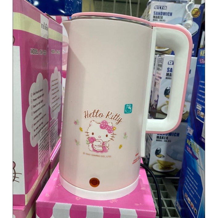 original hello kitty thailand kettle, kitty electric kettle | Shopee ...