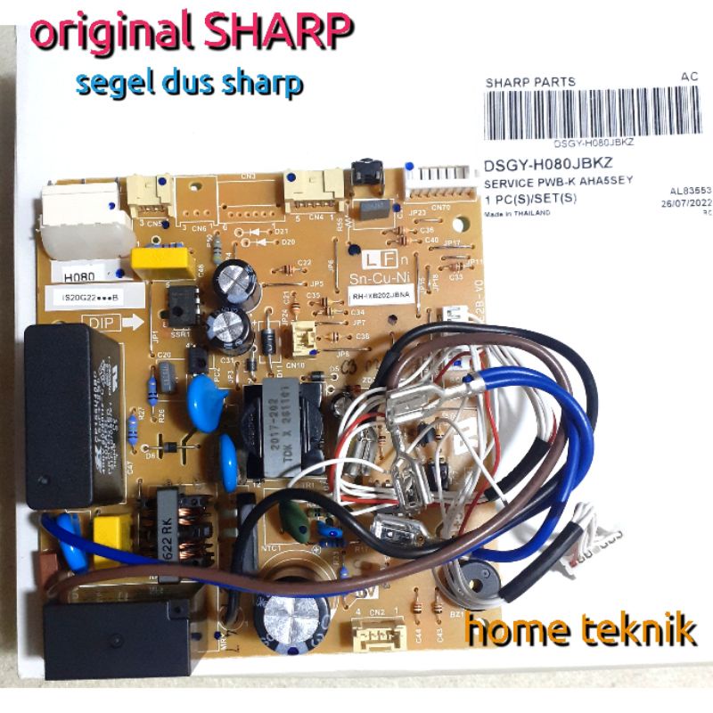 Pcb module indoor ac SHARP thailand R32 1/2pk -1pk unit NEW ORIGINAL ...