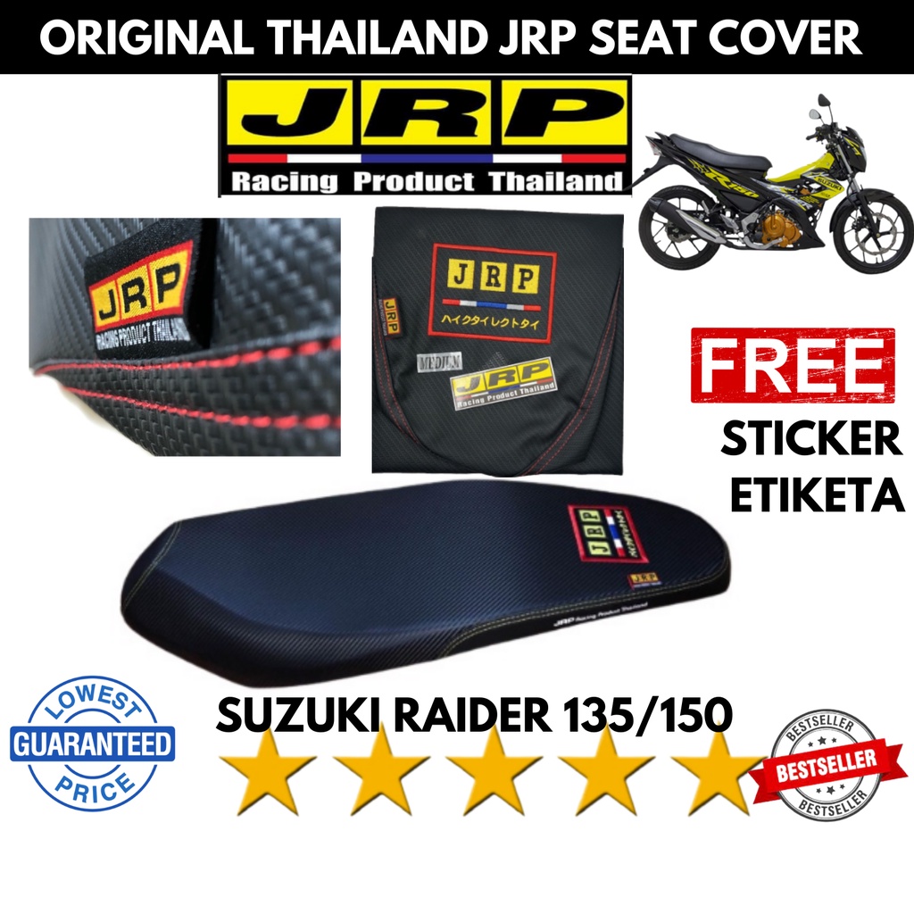 SUZUKI RAIDER 135/ R150 JRP SEAT COVER DRY CARBON Thai Seat JRP Seat ...