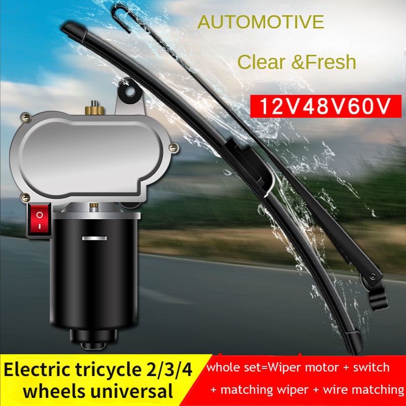 Universal Rain Wiper Assembly Electric Tricycle Wiper Electric Tricycle ...