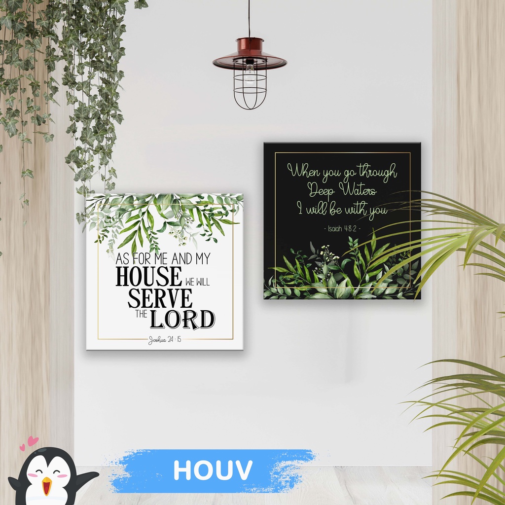 KAYU HIASAN DINDING [DECOR] Houv Bible Verse Wall Hanging Display ...
