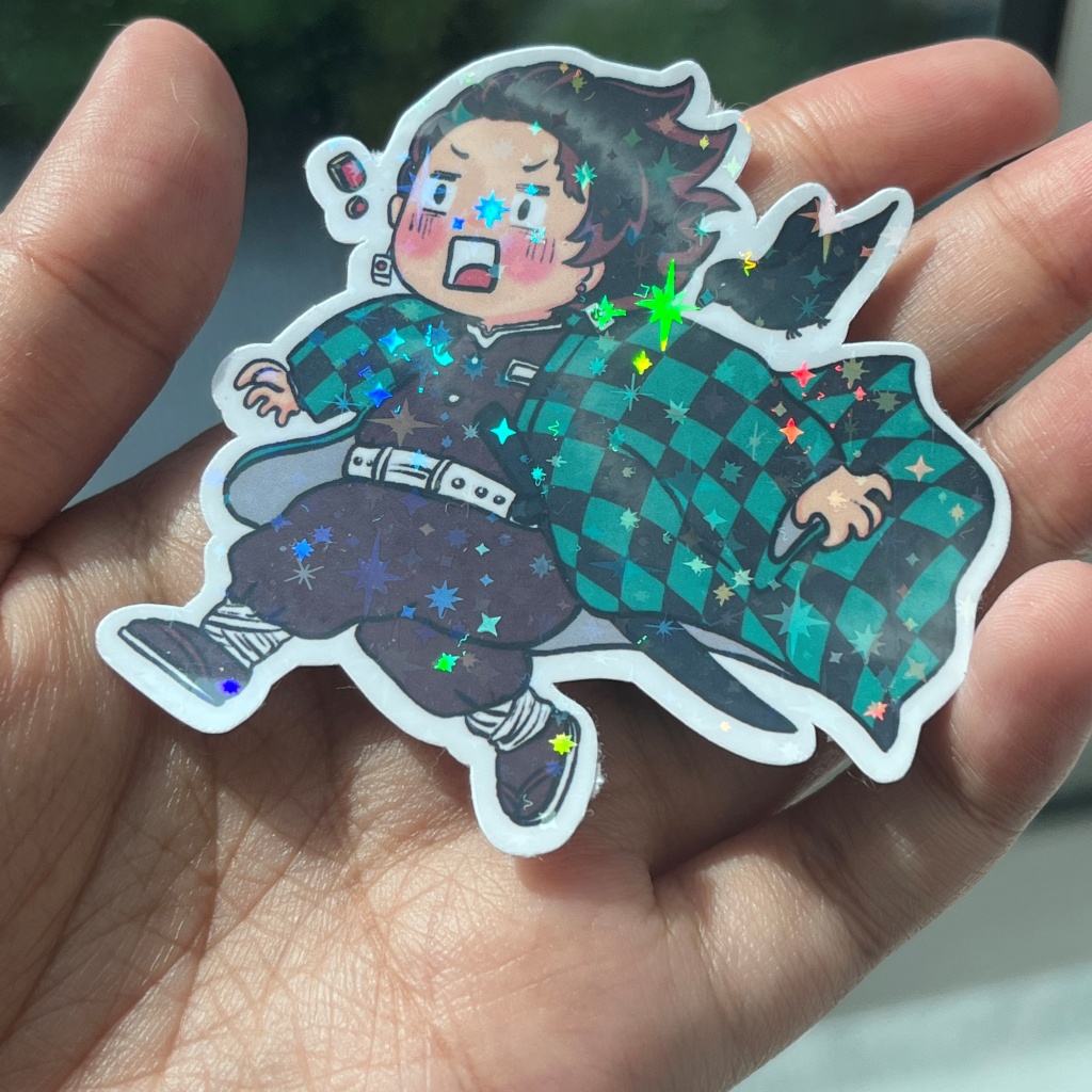 [READY STOCK] Tanjiro Sticker Fanart I Demon Slayer I ...