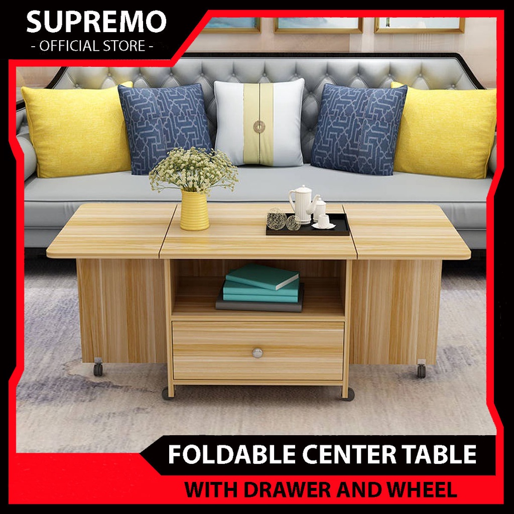 Folding center coffee table dining table dual-use coffee table simple ...