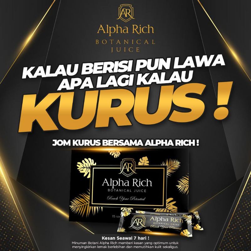 ALPHA RICH ORIGINAL HQ | Shopee Malaysia