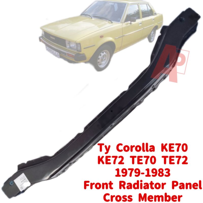 Toyota Corolla KE70 KE72 TE71 TE72 DX Front Radiator Panel Cross Member ...
