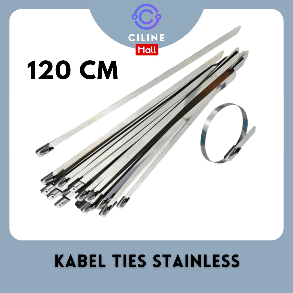 Cable Tie Stainless 19x1.2 Meters Cable Tis Strapping Ties ori | Shopee ...