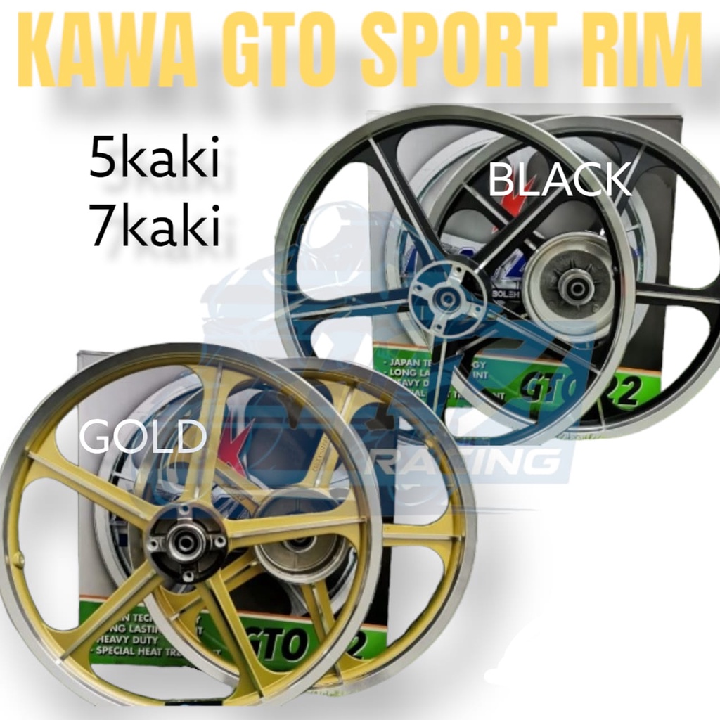 SPORT RIM MOTORCYCLE HEAVY DUTY HEAT RC80 GSX EX5 DREAM W100 W125 Y110 ...