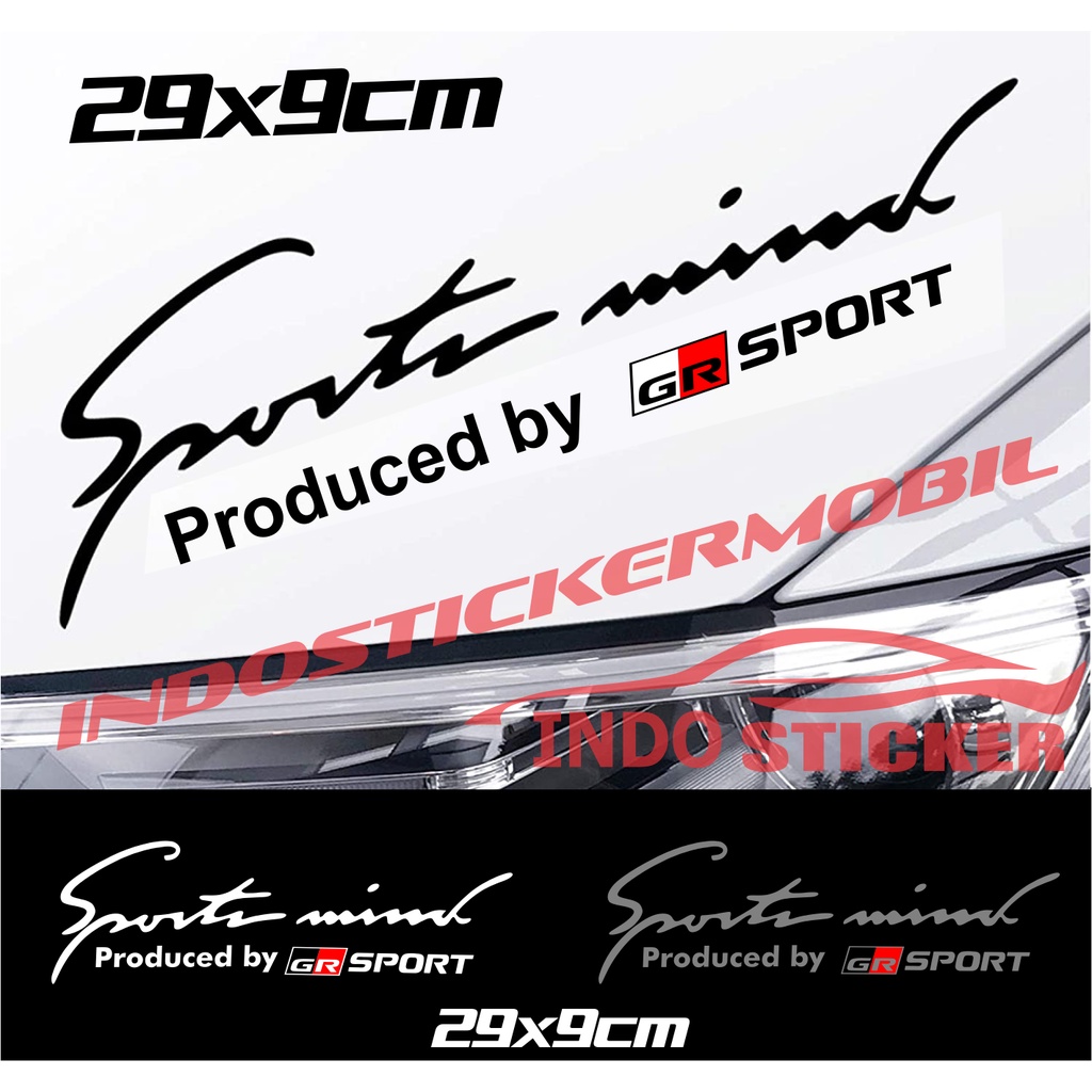 Sticker gr sport sticker gr sport racing car body hood sticker toyota ...
