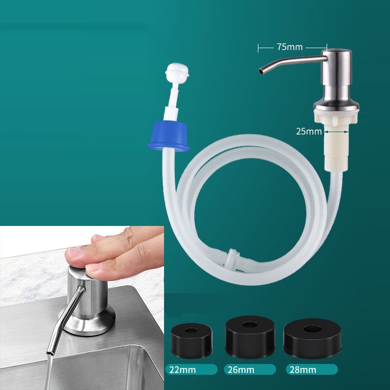 Convenient Dishwashing Liquid Soap Oil Pump Nozzle Set with 1.2m Long ...