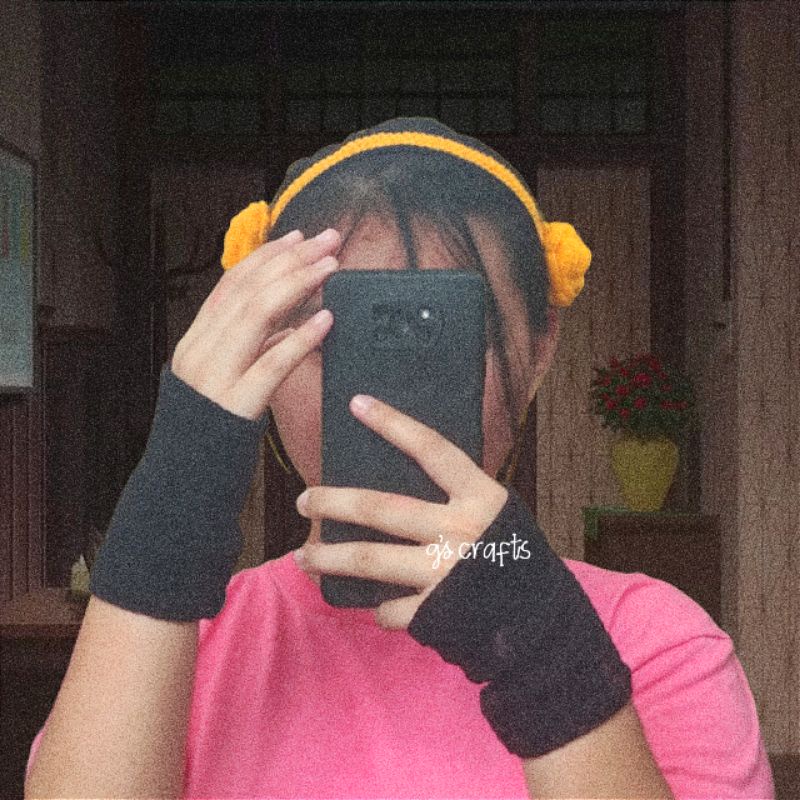 G's Crafts Spy X Family Yor Forger-inspired Crochet Gloves | Shopee ...