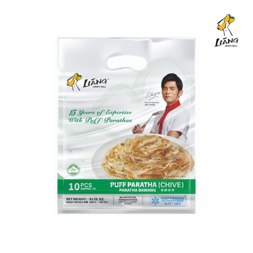LIANG CRISPY ROLL PUFF PARATHA (CHIVE) (10PCS) 900G | Shopee Malaysia