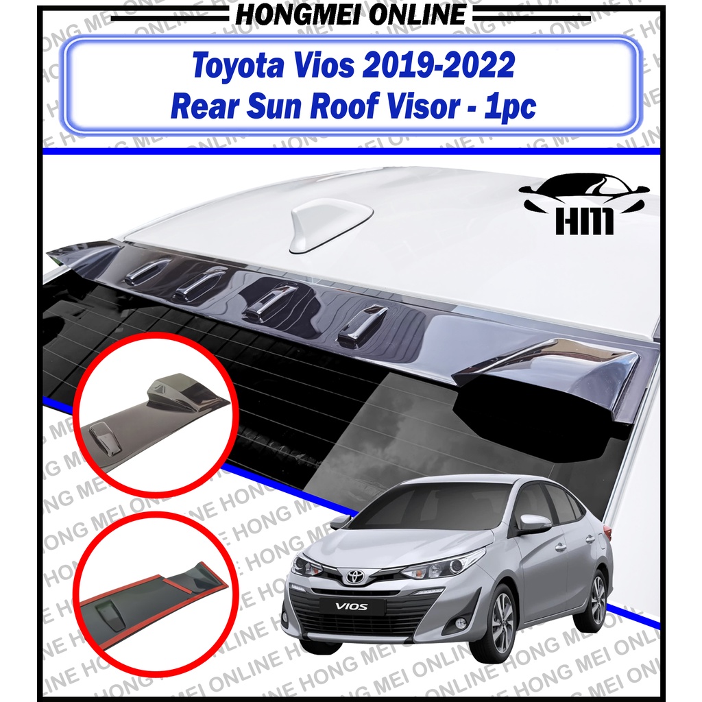Toyota Vios 2019-2022 Rear Sun Roof Visor Rear Roof Window Visor Top ...