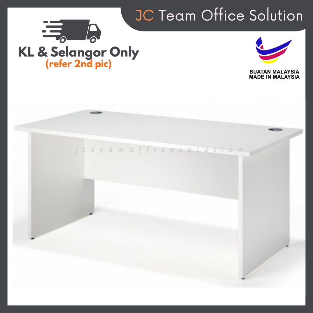 Study Office Rectangular Writing Desk Writing Table Meja Pejabat 120cm ...