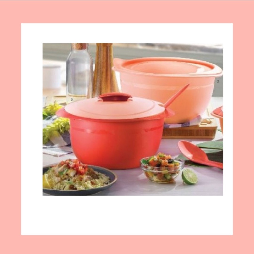Tupperware Insulated Servers (1) 2.5L with Spoon (Peach colour ...