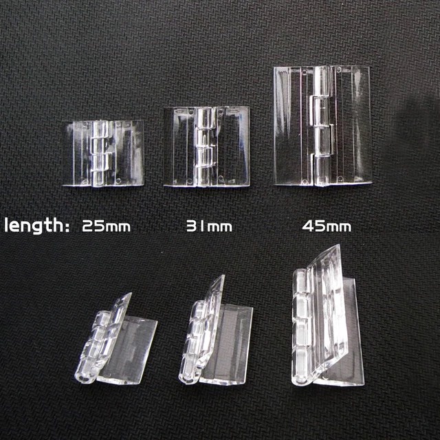 3cm transparent Mica plastic hinge used to make Mica boxes and Mica ...