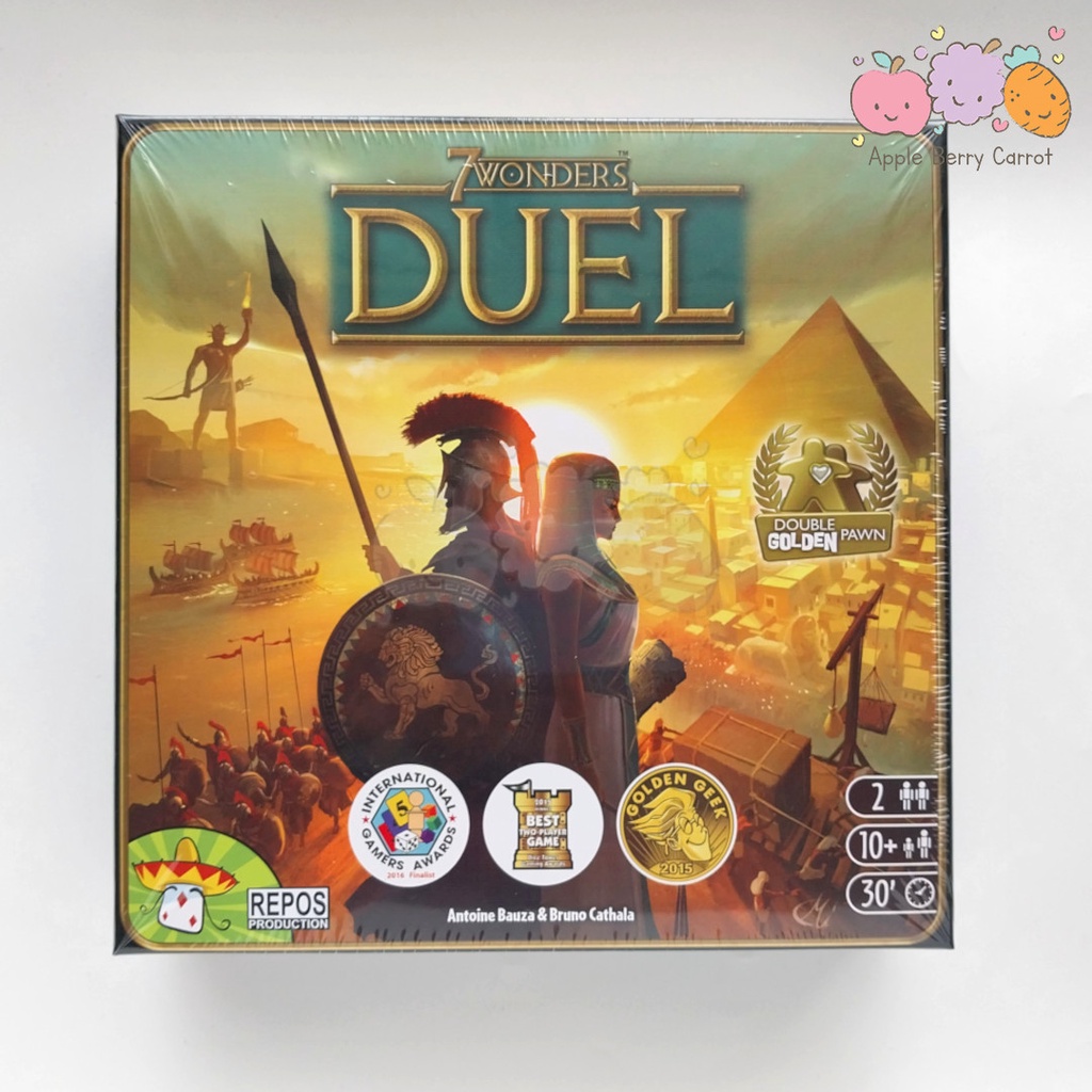 7 WONDERS DUEL boardgame 10+ years 30 min 7wonders wonder board game ...