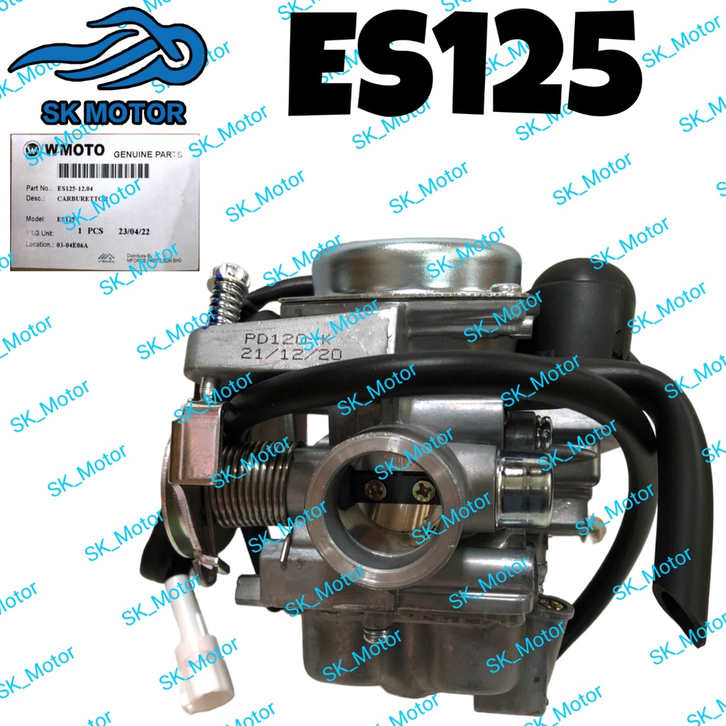 WMOTO ES125 ES 125 Original Carburetor Assy Carburator Karburetor ...
