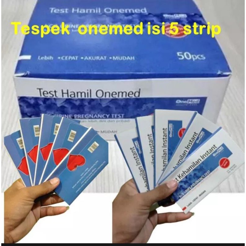 Testpack One Med Retail Pregnancy Test Kit Per 5 Strips (Pack) | Shopee ...