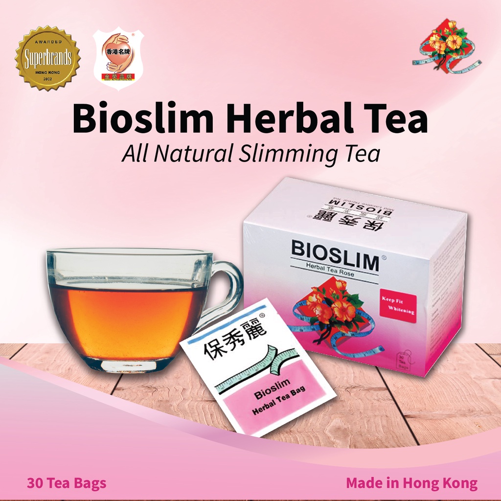 Bios1im Herbal Slimming Tea (30 Teabags) - Rose 保秀丽 | Shopee Malaysia