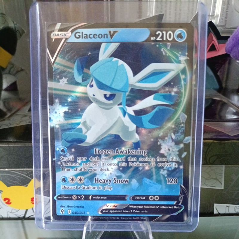 Pokémon TCG Glaceon V #40 Evolving Skies | Shopee Malaysia