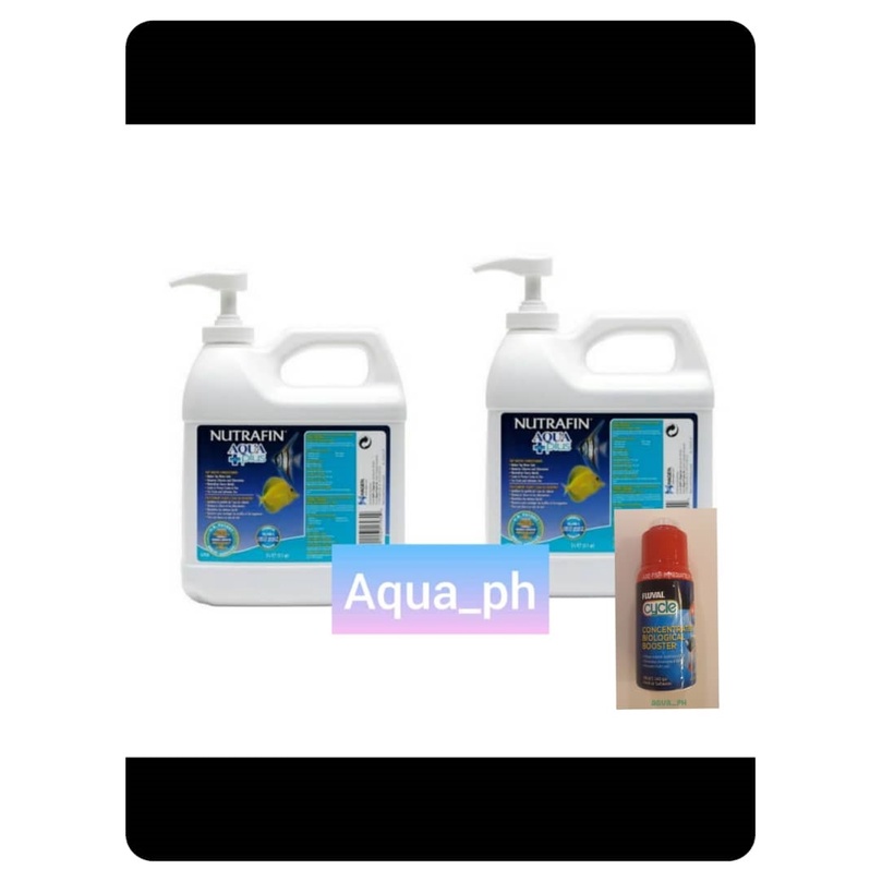 Nutrafin Aquaplus 2L (EXP:04/2024) * Pack Of 2 * FOC Fluval Cycle 120ML ...