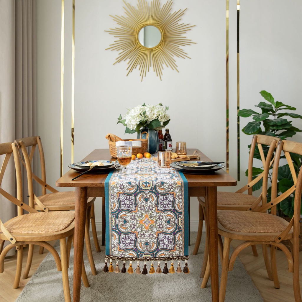 Custom Table Runner Chinese New Year Table Runner Coffee Tablecloth ...