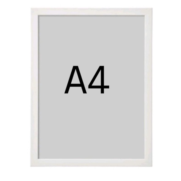 White Photo Frame A4 size Bingkai gambar saiz A4 | Shopee Malaysia