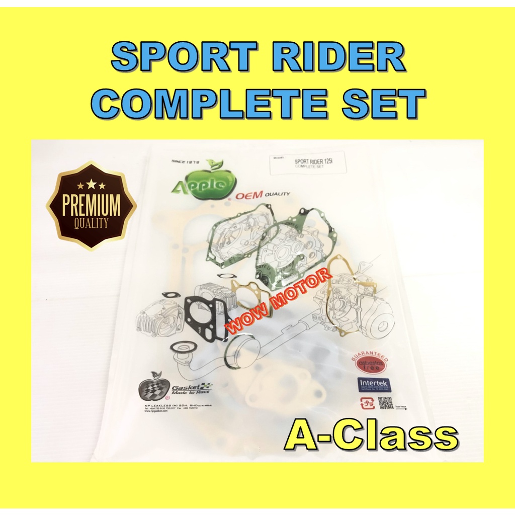 SPORT RIDER 125 OVER HALL SET SPORT RIDER OH SET NP SPORT-RIDER 125 ...