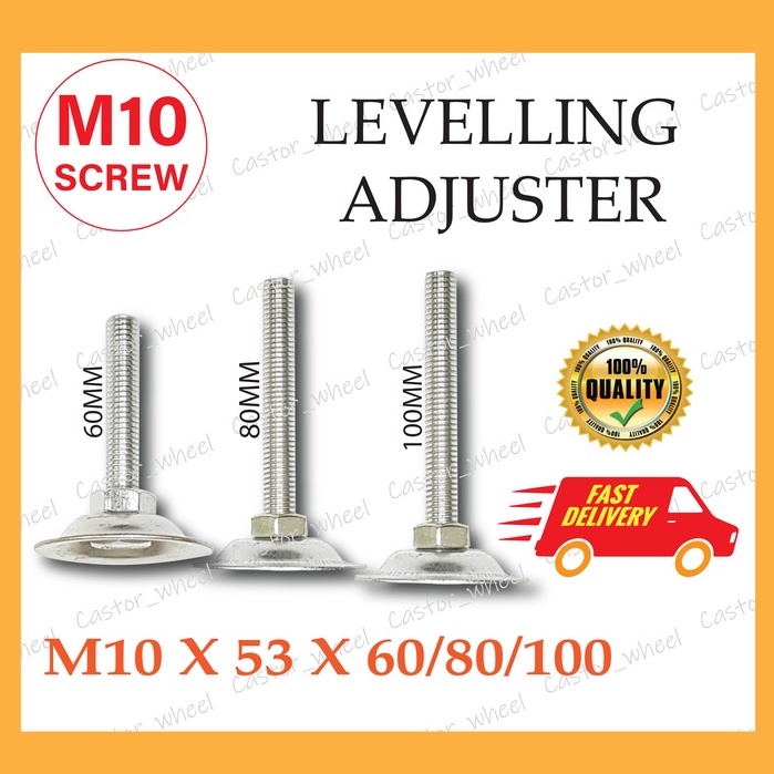 M10 ADJUSTABLE LEVELING STAND STEEL BASE FLOOR MOUNTED /LEVELING MOUNT ...