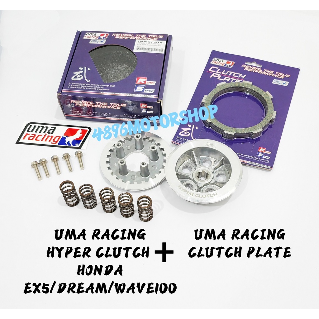 100% ORIGINAL UMA RACING HYPER CLUTCH HONDA EX5 DREAM WAVE CLASS 1 E ...