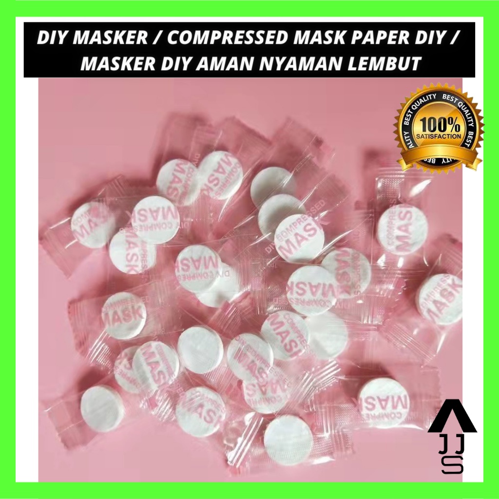 Compressed Mask Paper Tablet Mask / DIY Compressed Mask / Explosion ...