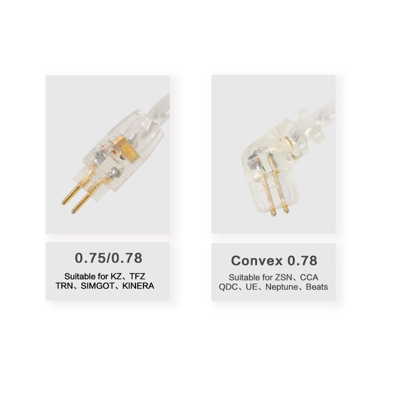 Jcally PJ2 5N OFC Oxygen-free copper upgrade Replacement Cable with Mic ...