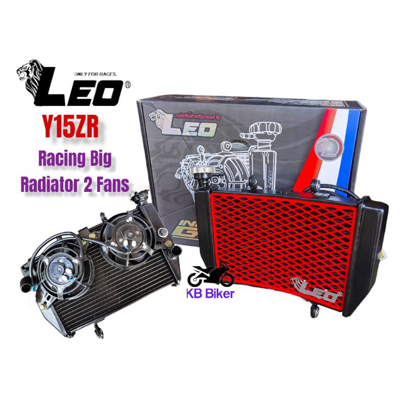 Radiator Leo Racing Y15ZR V1/V2 LEO Racing BIG Radiator FULL ALLOY & 2 ...