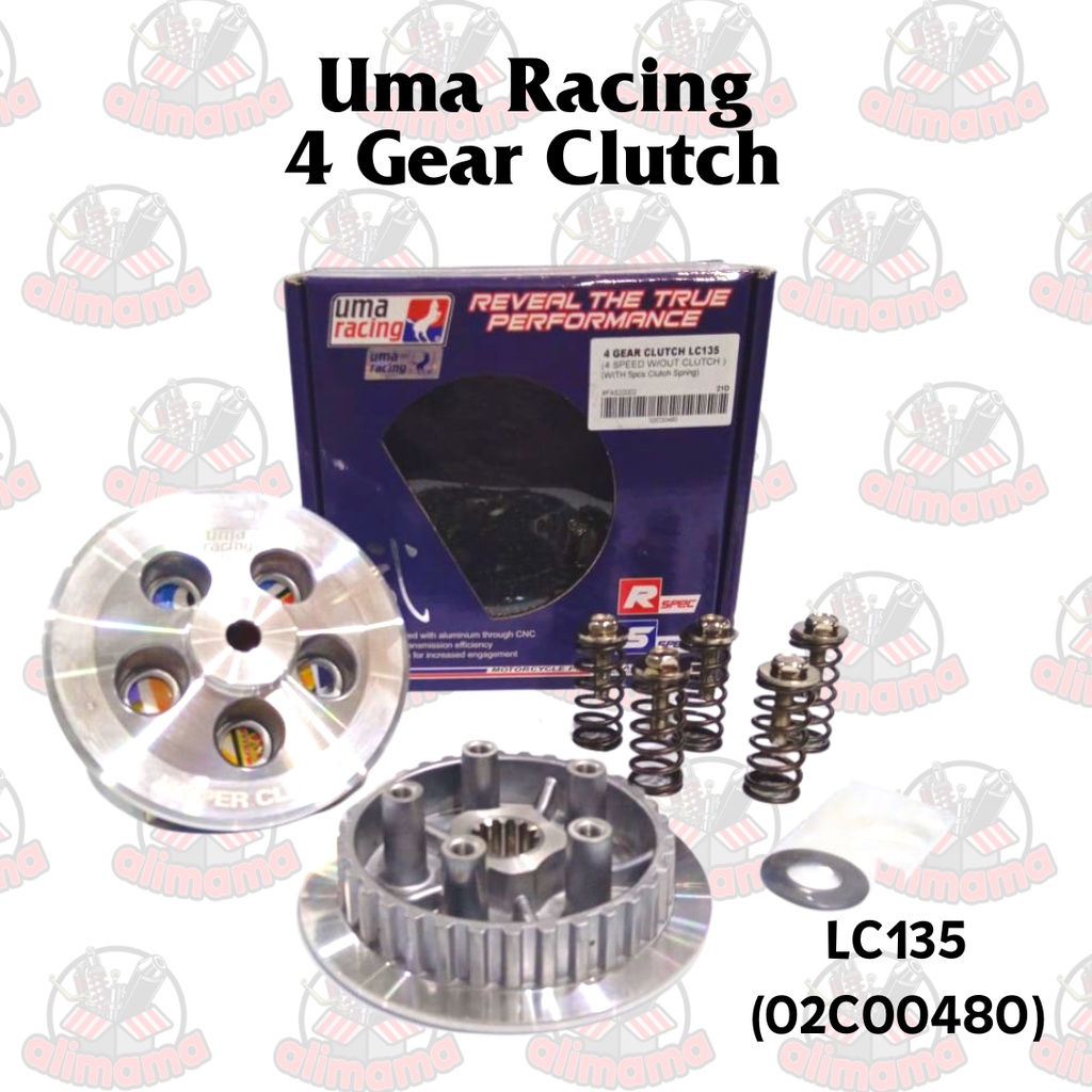 4 GEAR CLUTCH LC135 (4 SPEED W/OUT CLUTCH) WITH 5PCS CLUTCH SPRING ...
