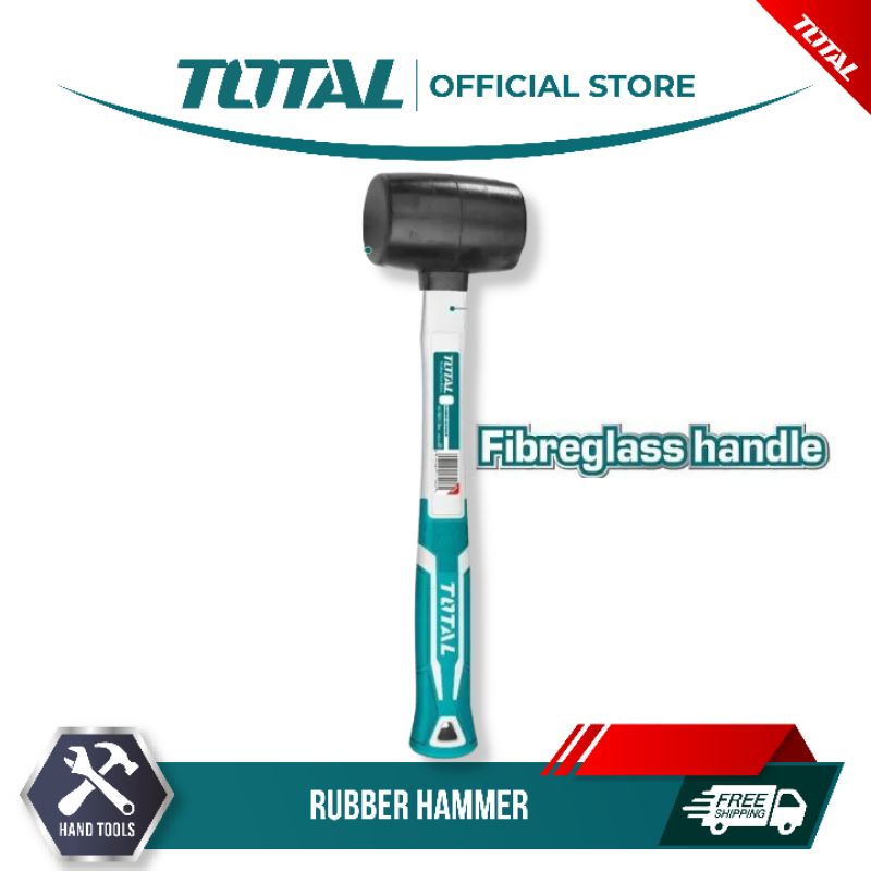 Total Rubber Hammer (220g / 450g) THT76816 / THT761616 | Shopee Malaysia