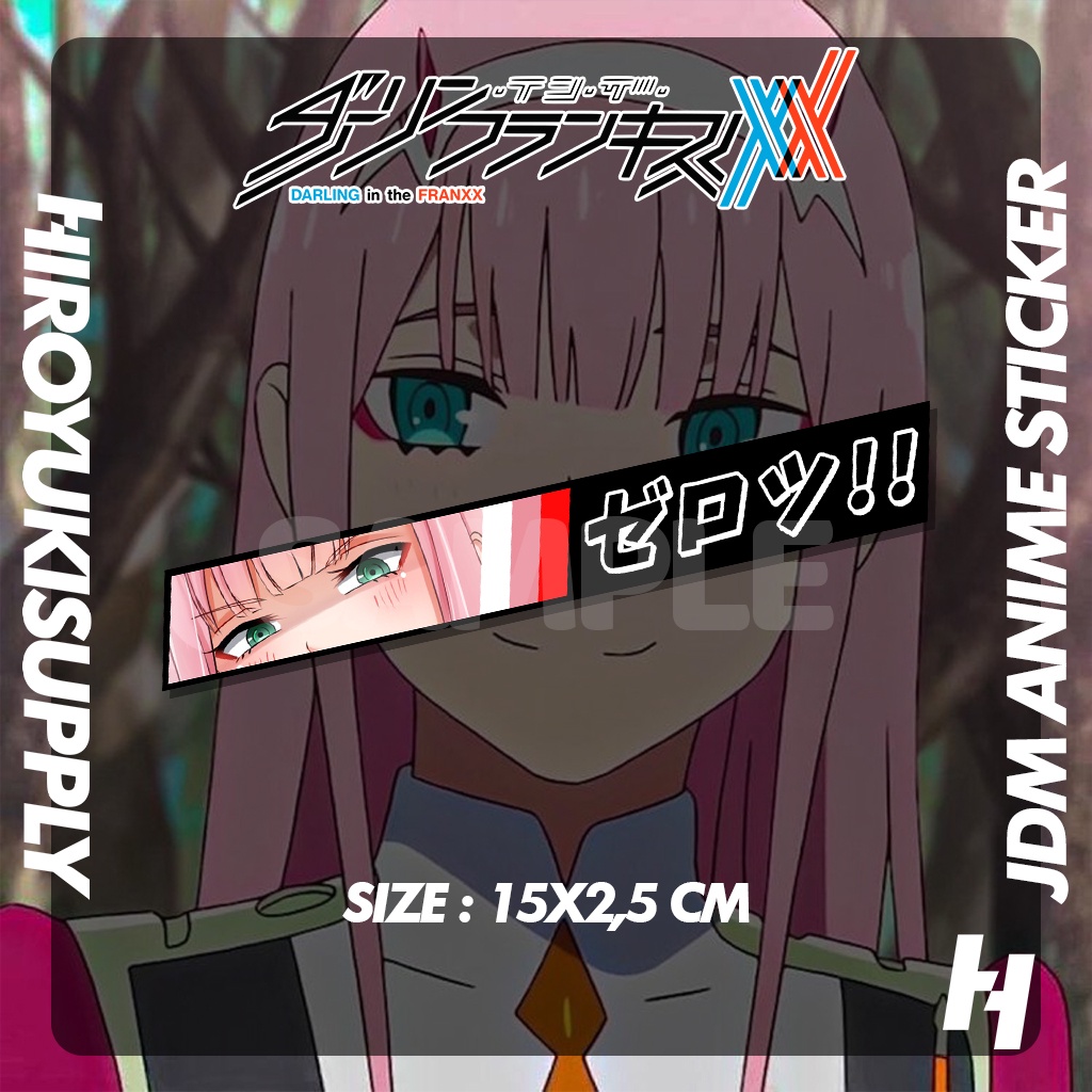 JDM Zero Two Sticker!! Anime Darling In The Franxx | Shopee Malaysia