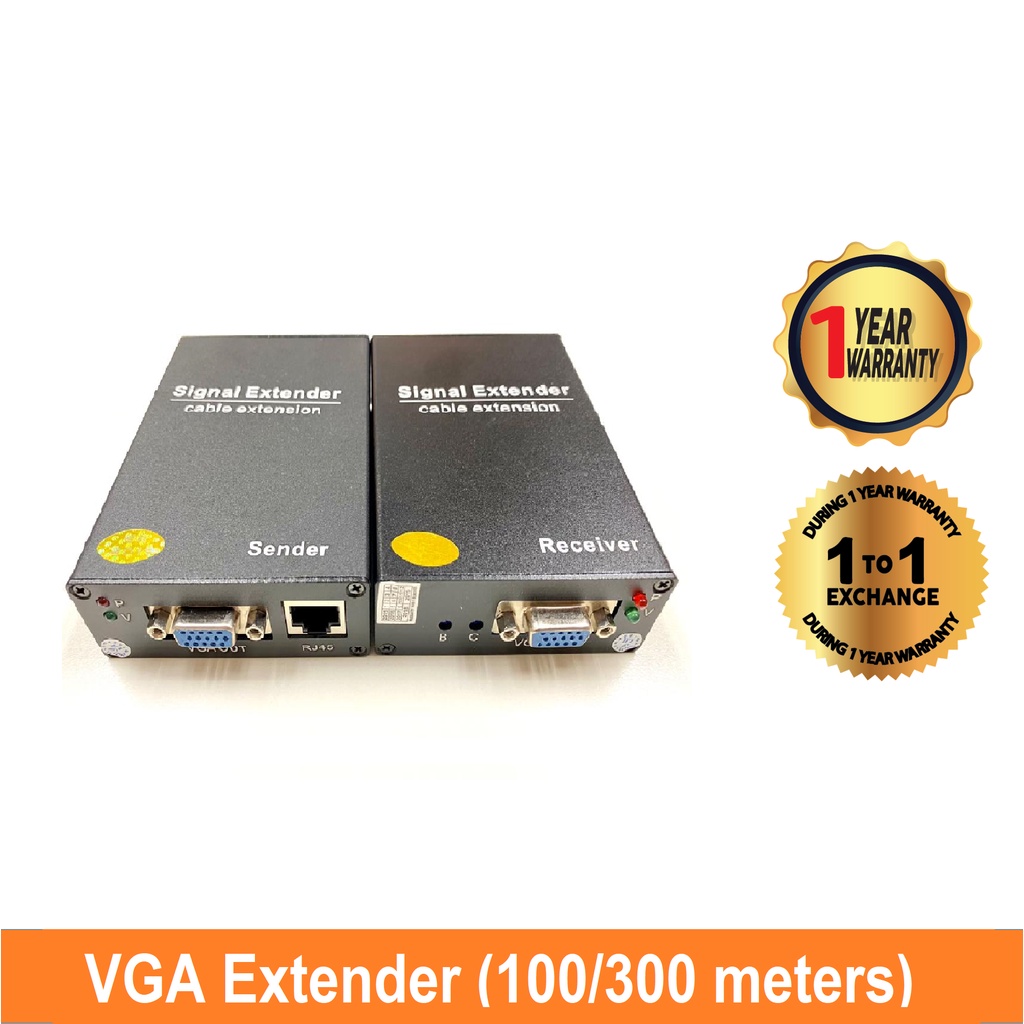 VGA Extender Network UTP 100m & 300m | Shopee Malaysia