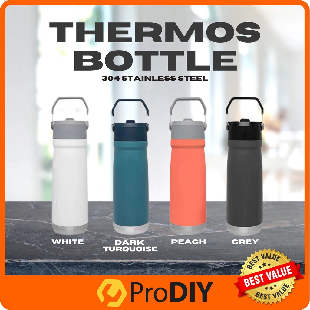 650ml 304 Stainless Steel Double - Layer Thermos Water Bottle Vacuum Large - Capacity Sealed ...