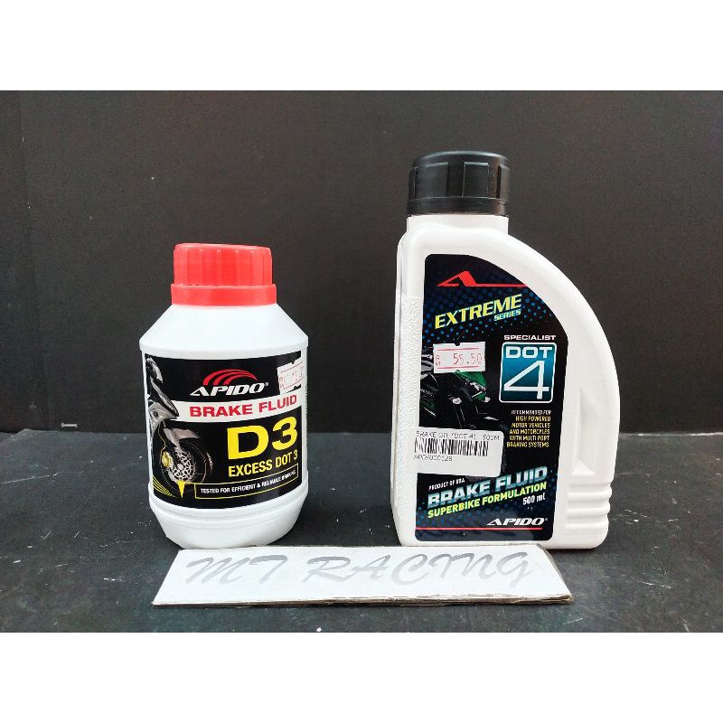 APIDO BRAKE OIL MOTOR （DOT3/DOT4）300ML/400ML | Shopee Malaysia