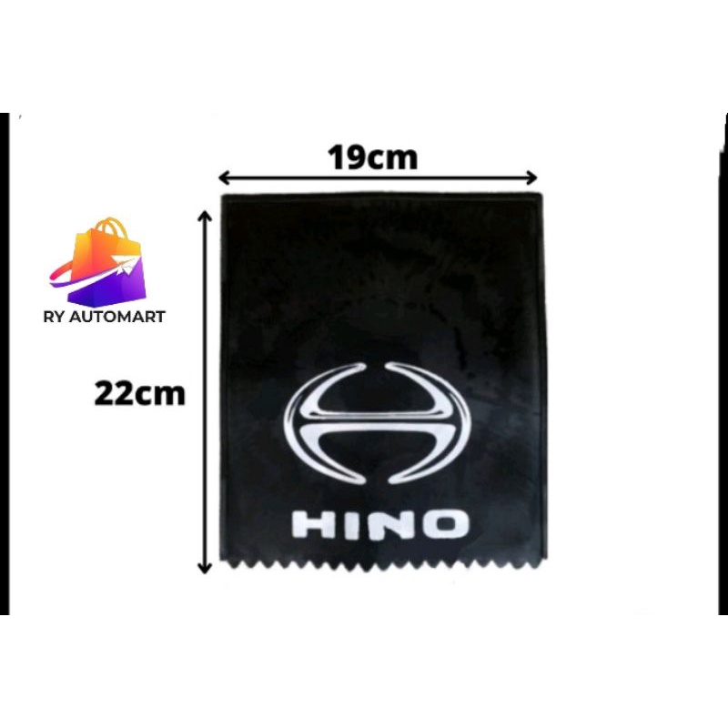 PVC MUDFLAPS 19INCI X 22 INCI HINO ISUZU FOR ALL LORRY CAN USE | Shopee ...