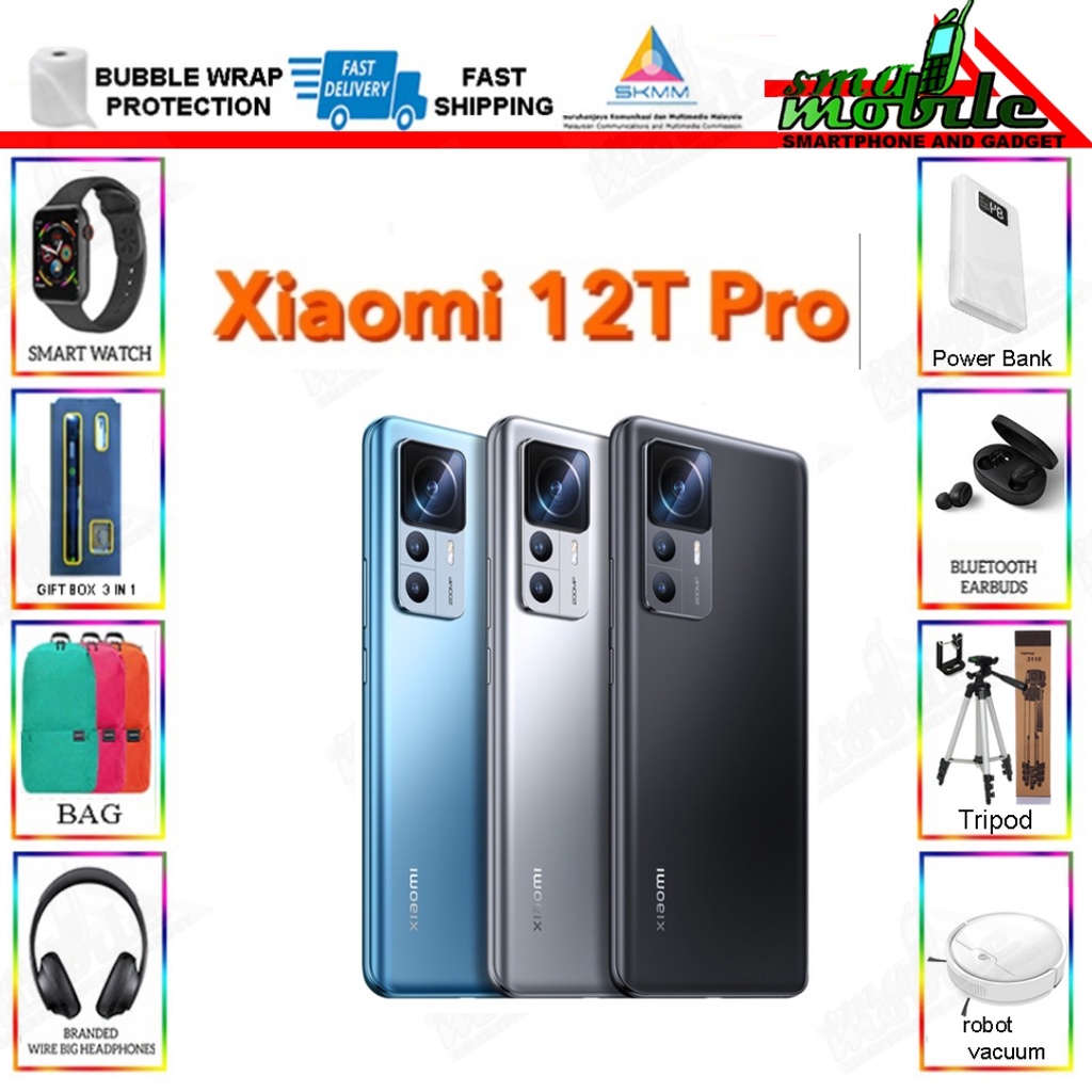 XIAOMI MI 12T PRO | 5G💥8GB / 12GB + 256GB💥🎁FREE GIFT🎁100% ORIGINAL ...