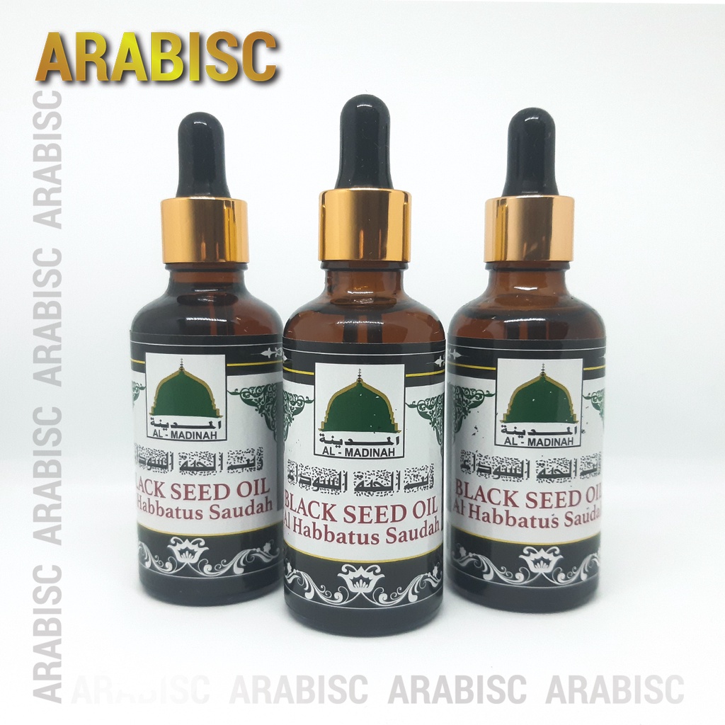 Black Seed Oil ( 50ml )_Minyak Habbatus Sauda_Al-MADINAH_زيت الحبة ...