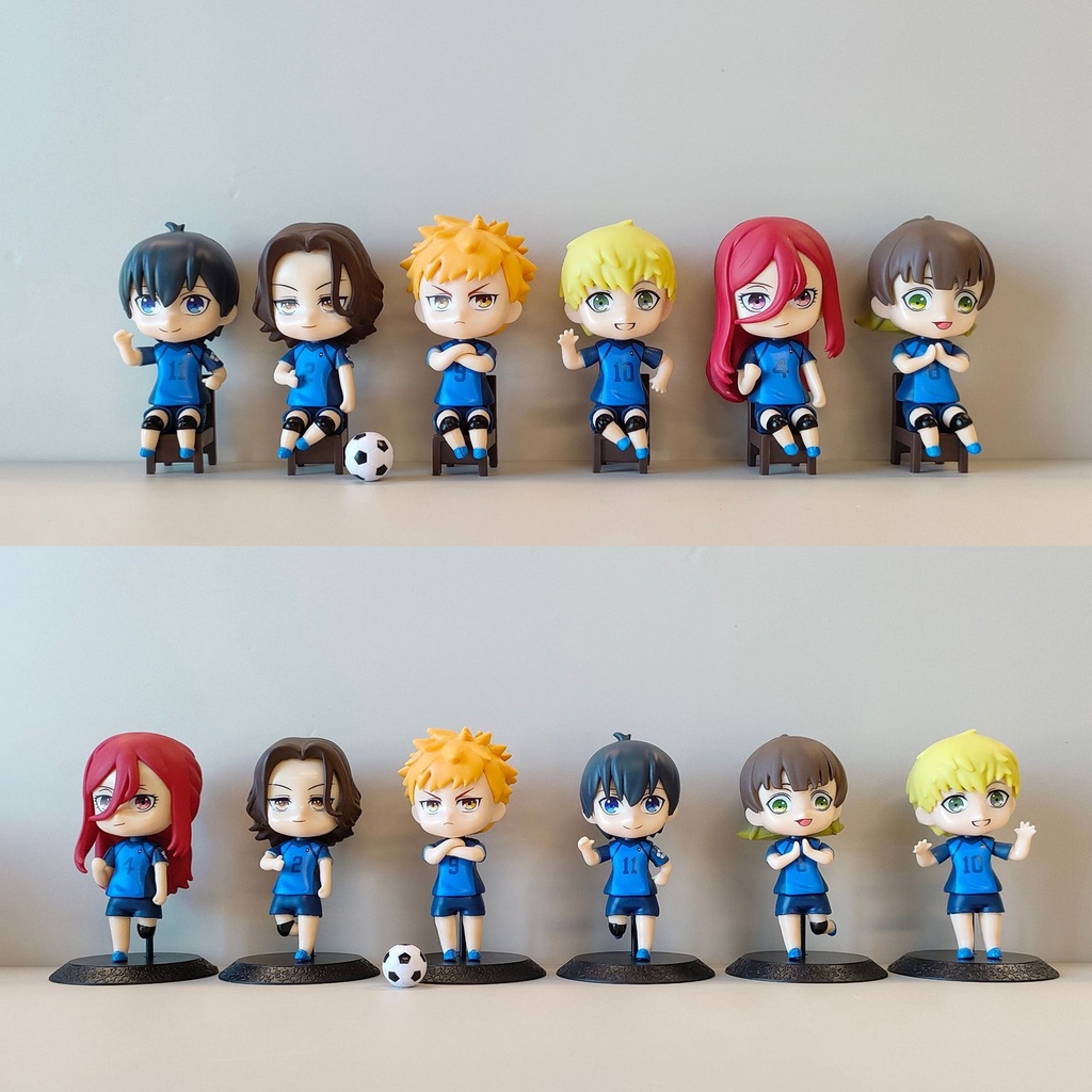 6PCS Set Blue Lock Isagi Yoichi Chigiri Hyoma Bachira Meguru Kunigami ...