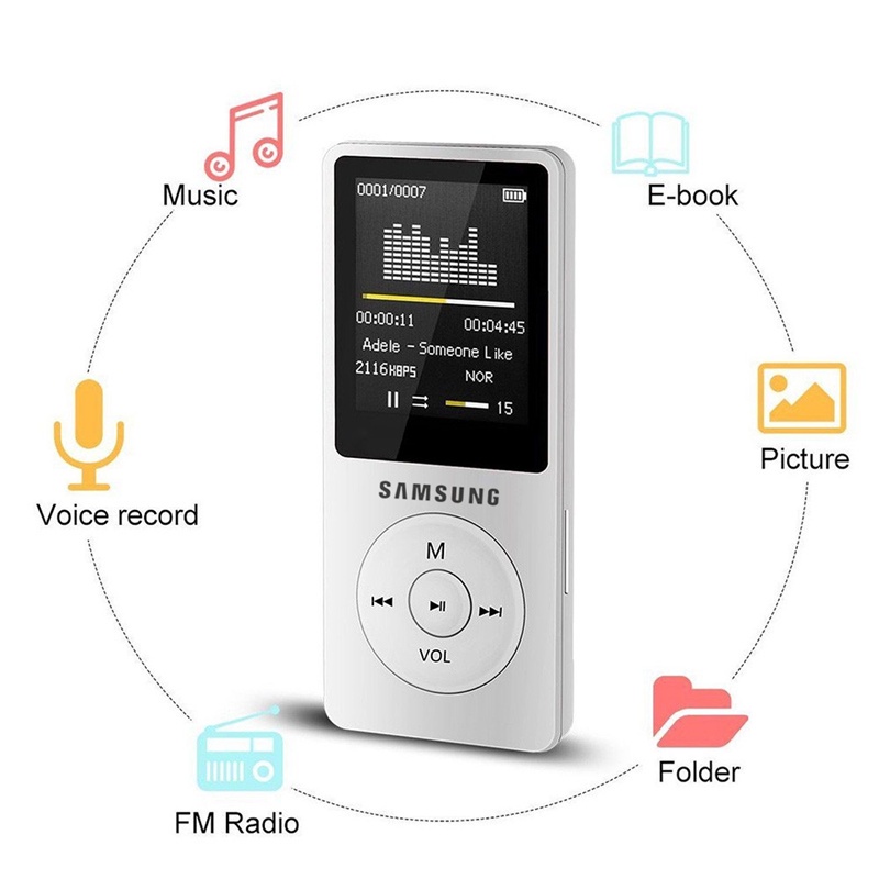 Samsung Walkman Portable MP4 Player LCD Screen Radio Video Music Memory ...