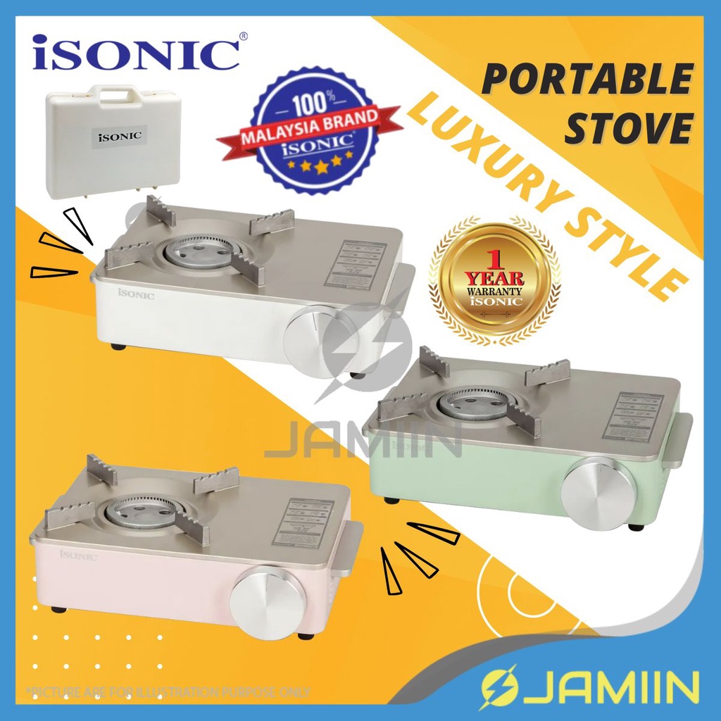 ISONIC LUXURY Style Portable Gas Stove Mini Dapur Gas Outdoor Nordic ...